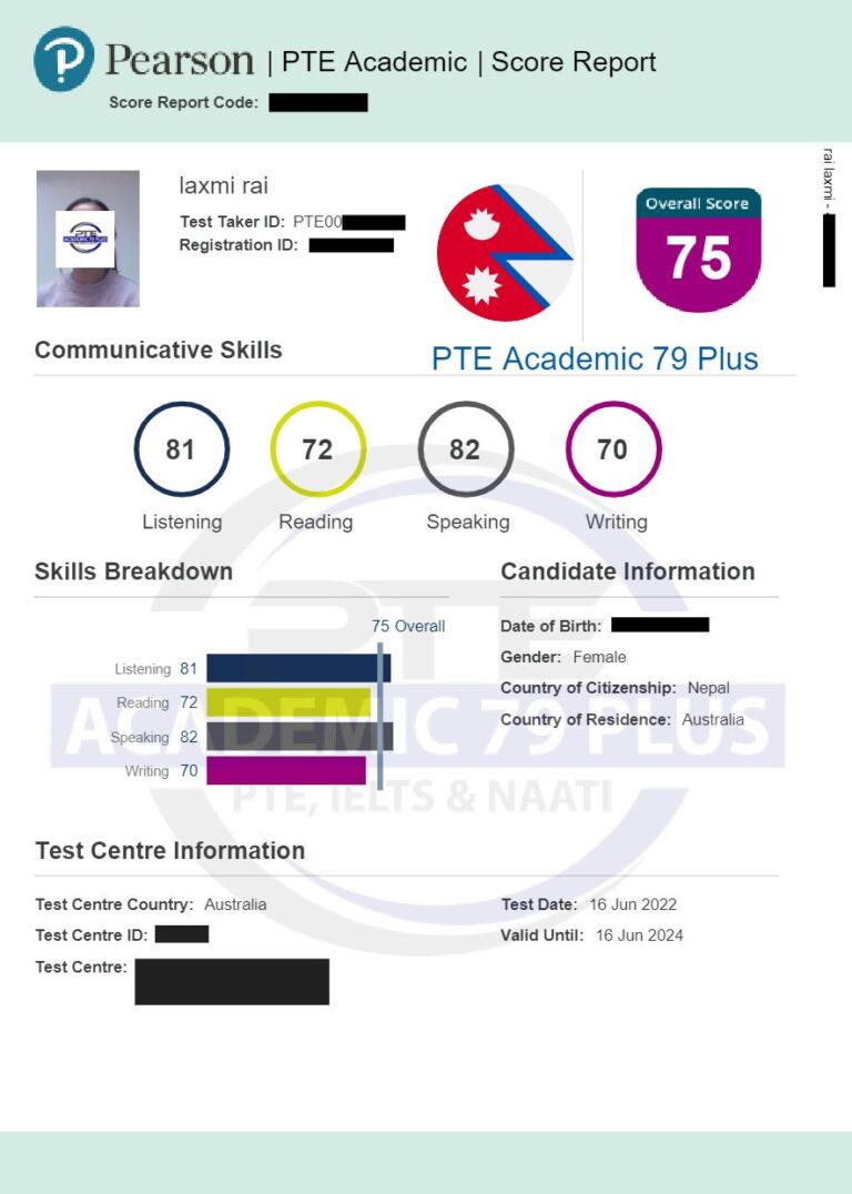 PTE Academic 79 Plus – Pass PTE the first time